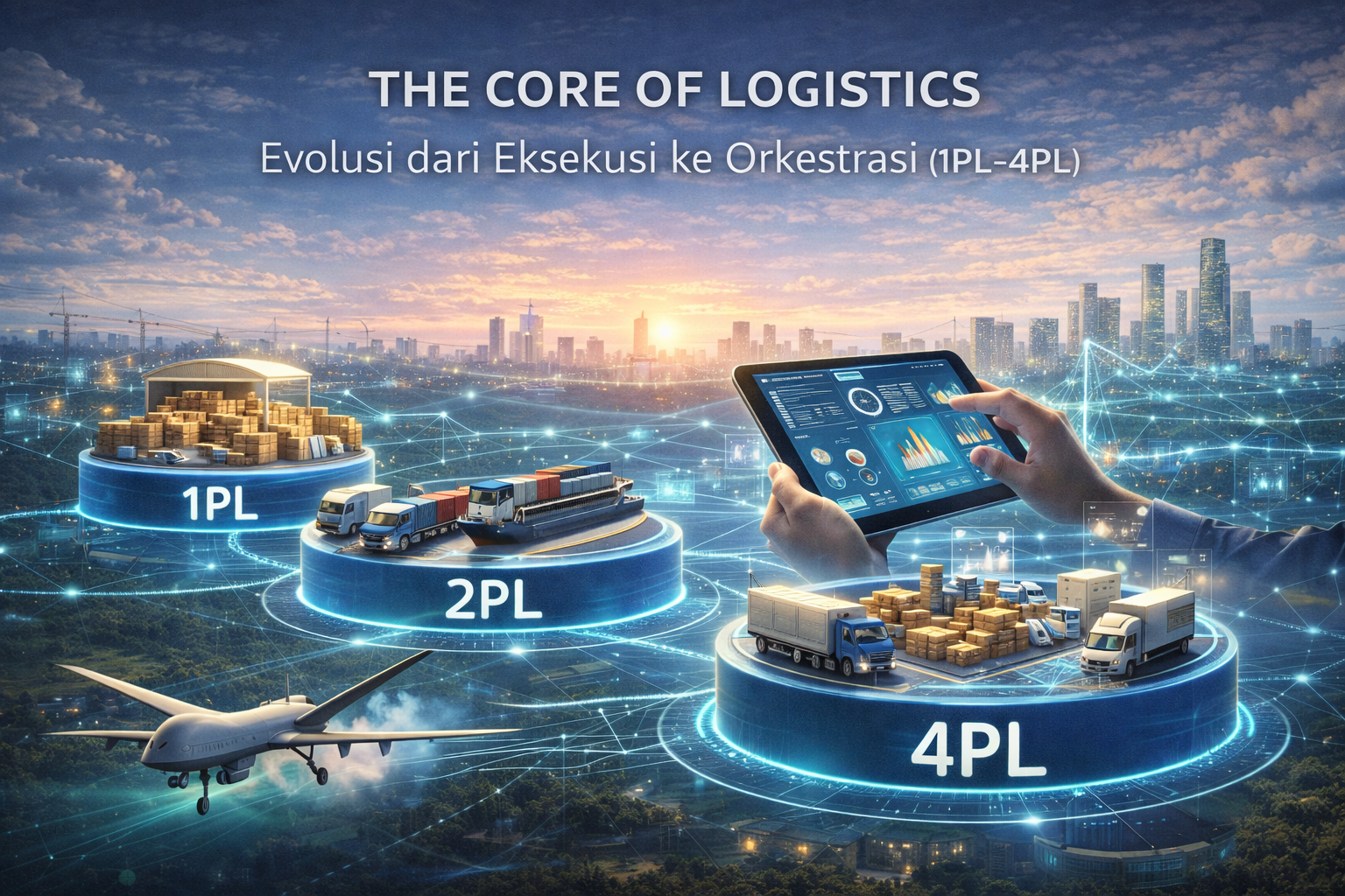 The Core of Logistics, Evolusi dari Eksekusi ke Orkestrasi (1PL–4PL ...